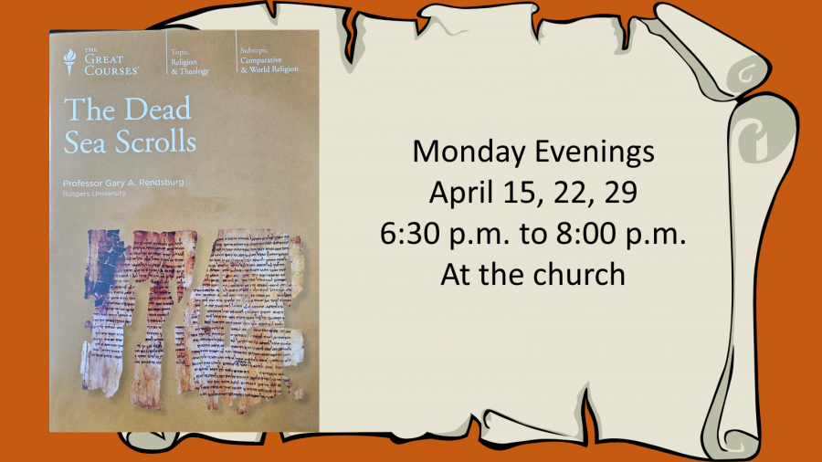 Dead Sea Scrolls Series Unity Of Traverse City 2353